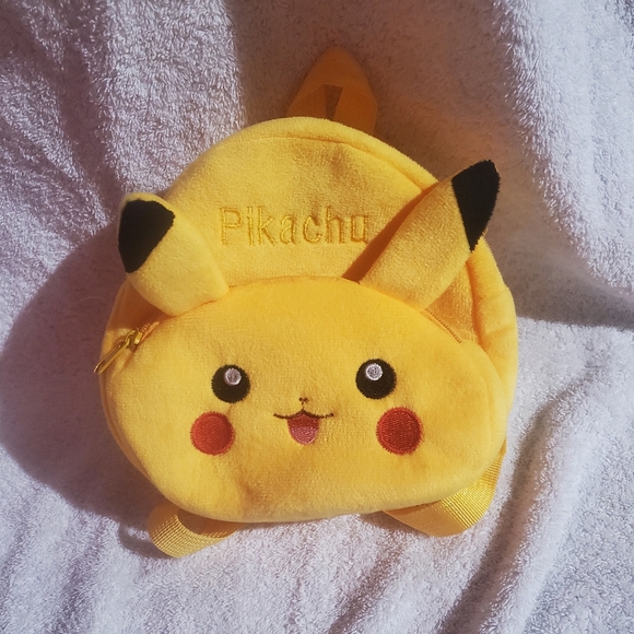Accessories | Yellow Pikachu Plush Backpack | Poshmark